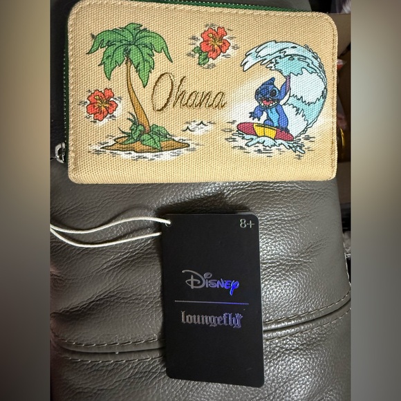 Loungefly | Bags | New Loungefly Disney Ohana Stitch Wallet Tan | Poshmark